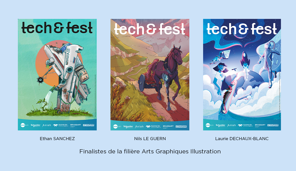 Ecole de Design BRASSART Grenoble | Concours d'Affiche Tech&Fest